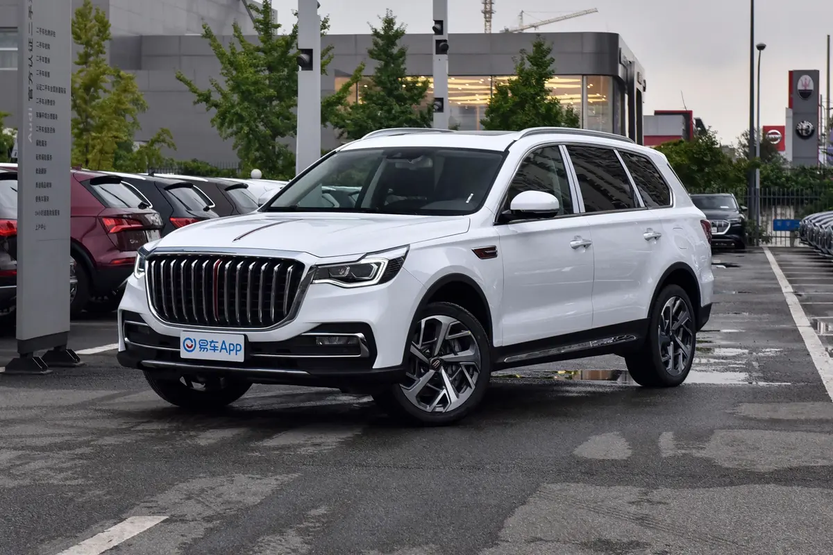 【红旗HS72.0T 双离合 两驱 智联旗畅版侧前45度车头向左水平图片-汽车图片大全】-易车