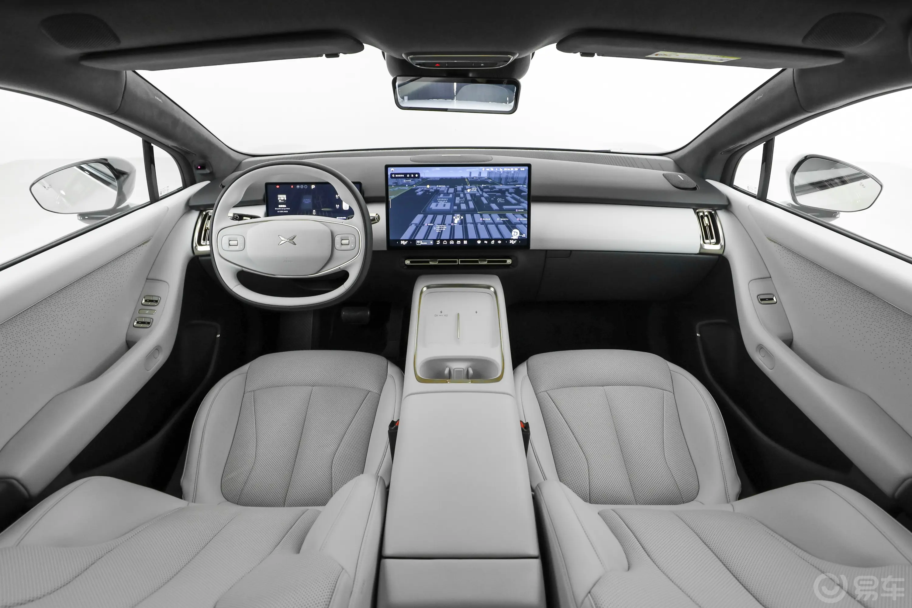 【小鹏P7+725 超长续航 Max内饰全景正拍图片-汽车图片大全】-易车